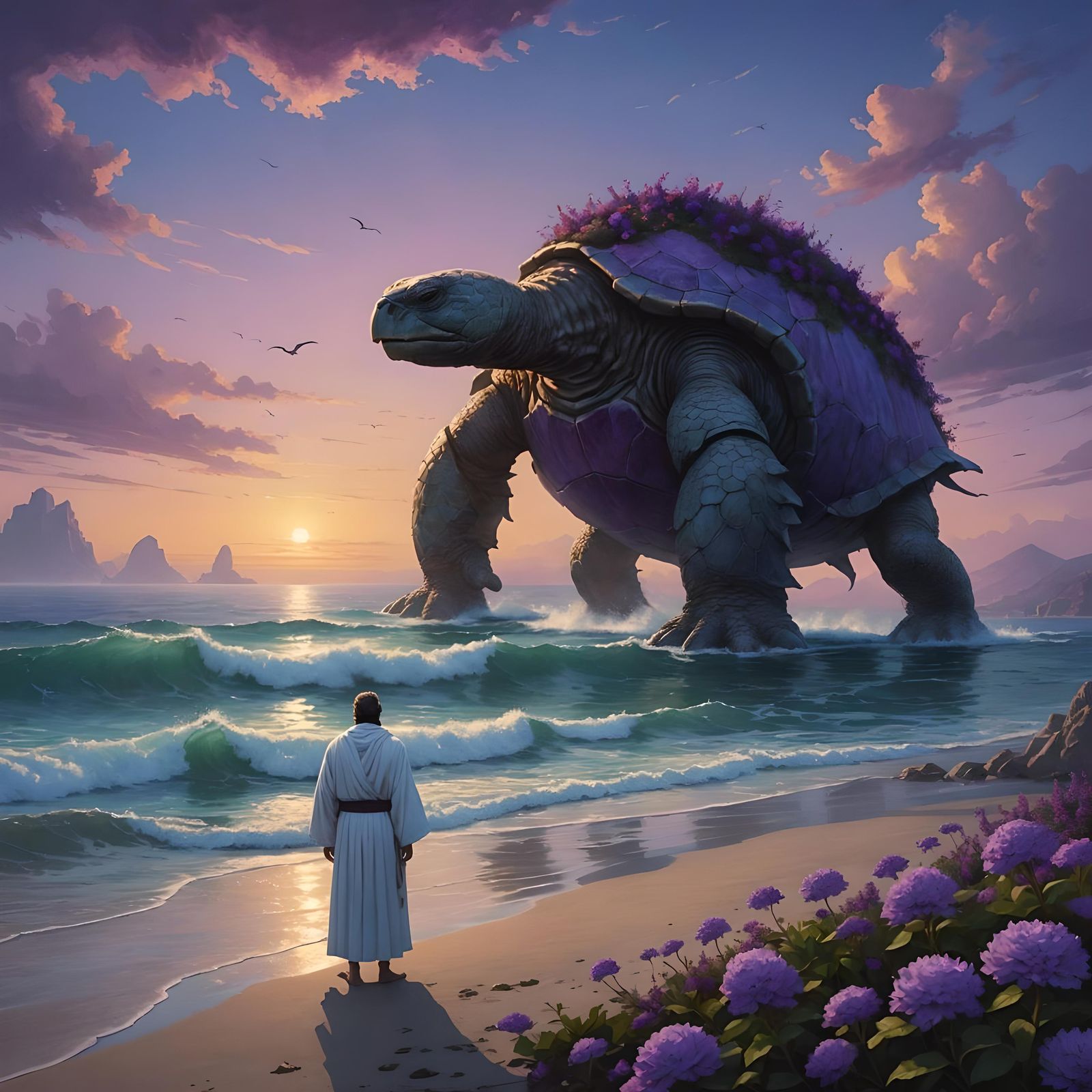 Ancient Turtle - AI Generated Artwork - NightCafe Creator