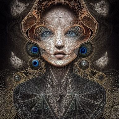 Traveller between dimensions - AI Generated Artwork - NightCafe Creator