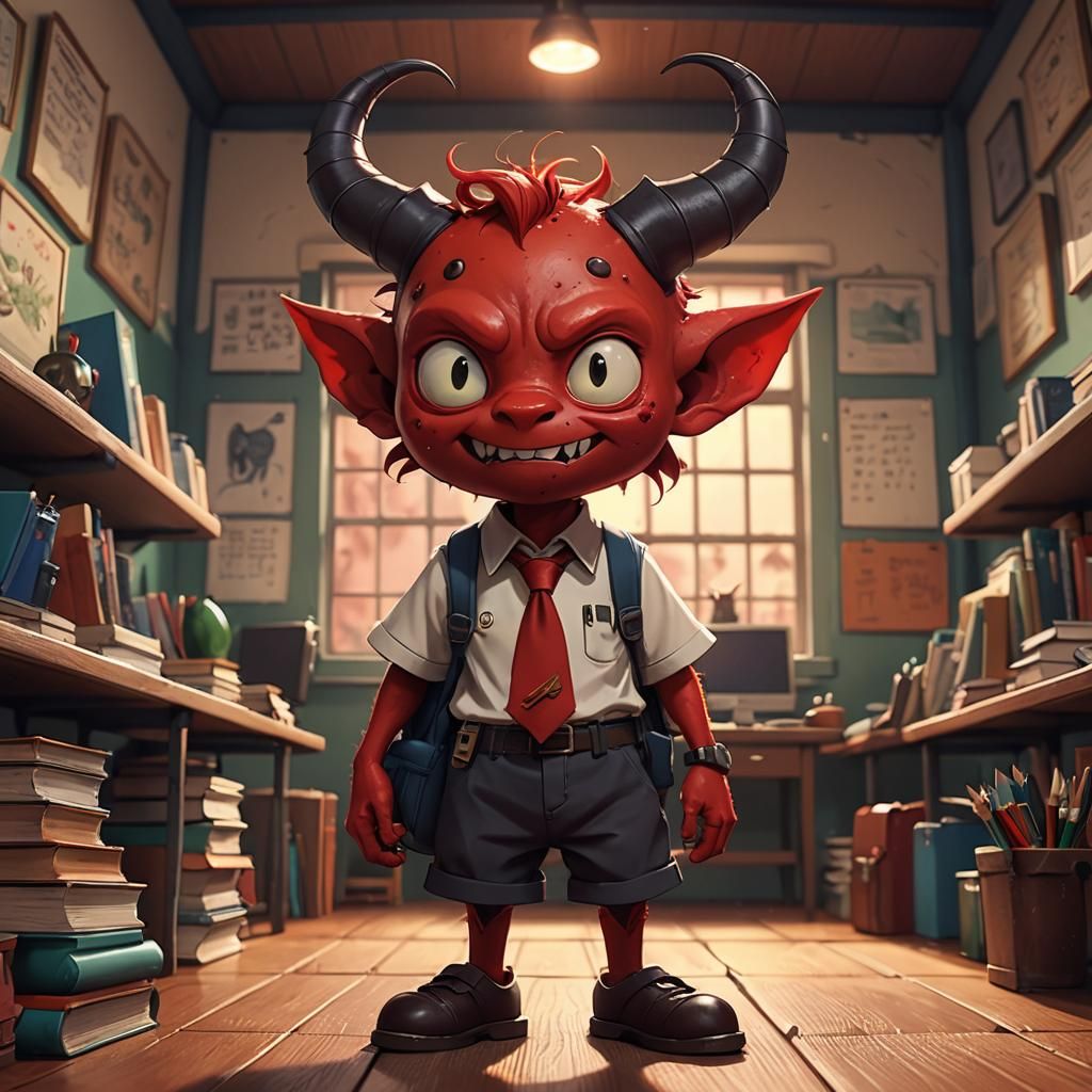 Devil child - AI Generated Artwork - NightCafe Creator
