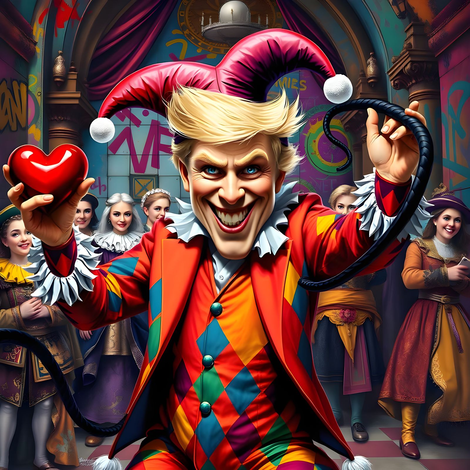 For the jester competition, they wouldn't accept my hippo