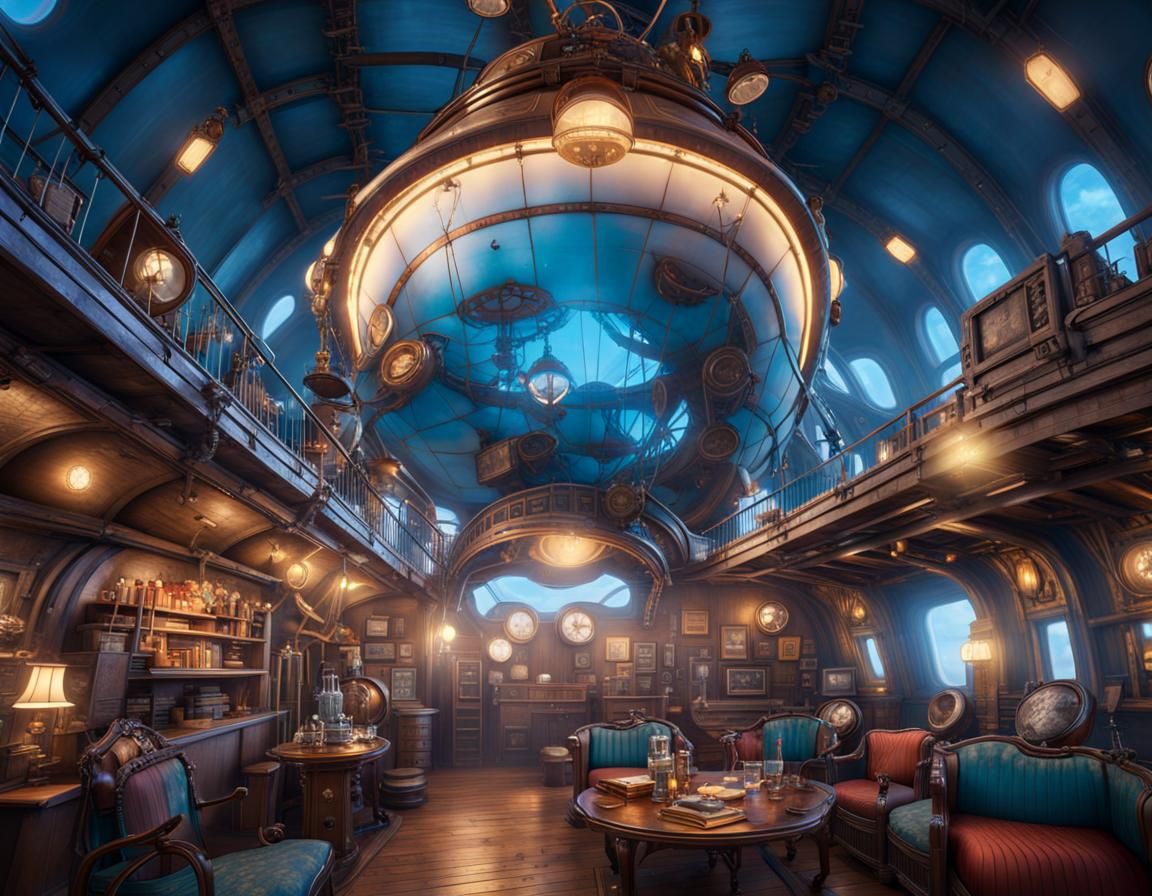 Spaceship Life 2 - AI Generated Artwork - NightCafe Creator