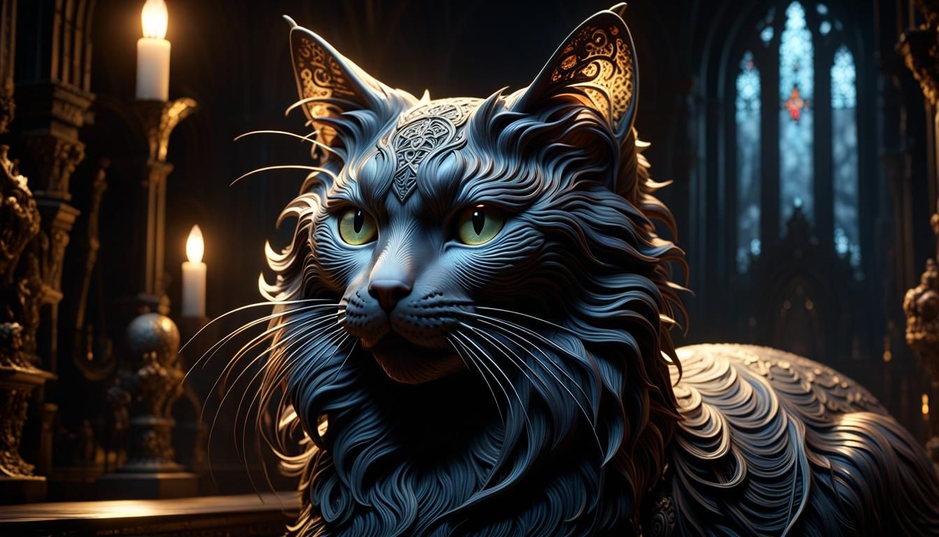 Epic cat - AI Generated Artwork - NightCafe Creator