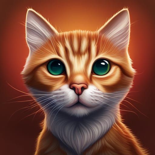 cute cat - AI Generated Artwork - NightCafe Creator