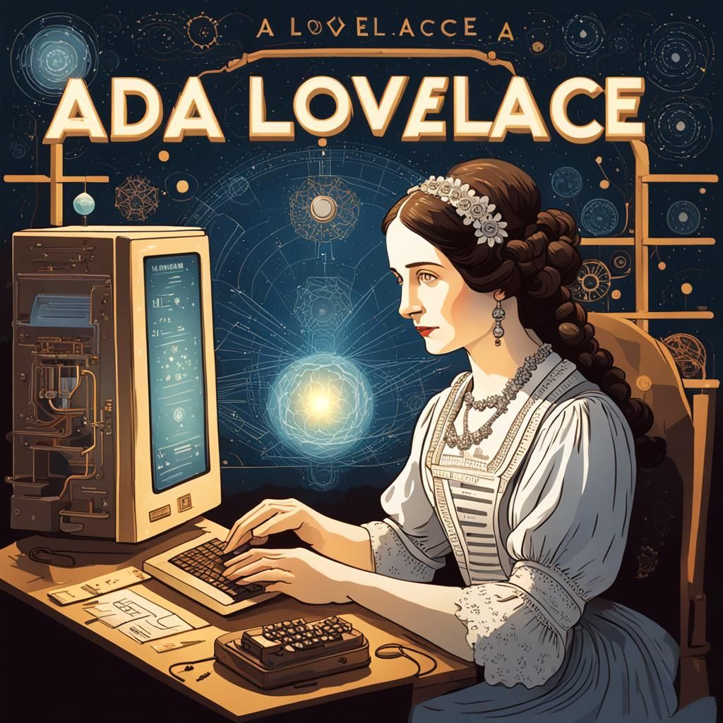 Ada Lovelace, the founder of scientific computing and the first computer programmer. - AI ...
