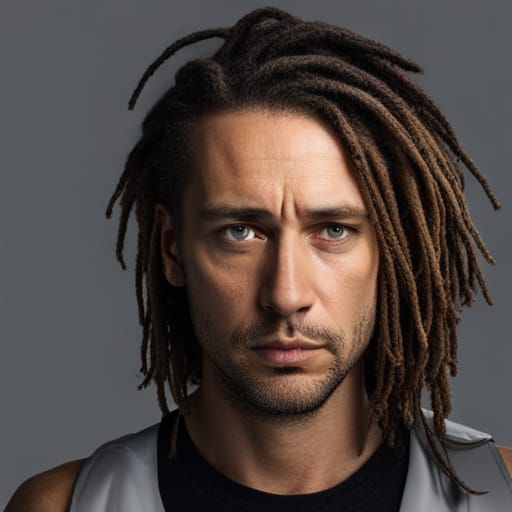 Sad man dreads work on Tuesday - AI Generated Artwork - NightCafe Creator