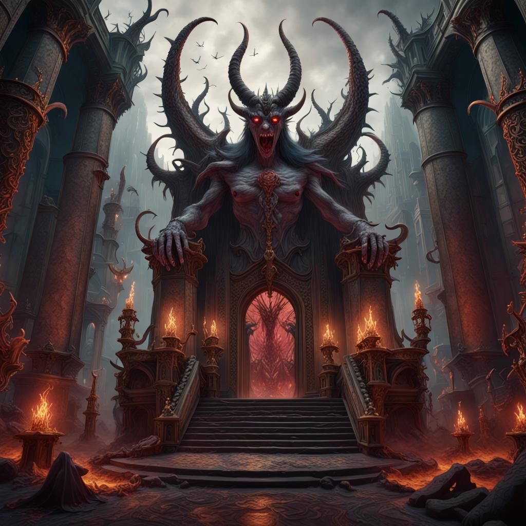 Demonic satanic Eisheth Zenunim - AI Generated Artwork - NightCafe Creator