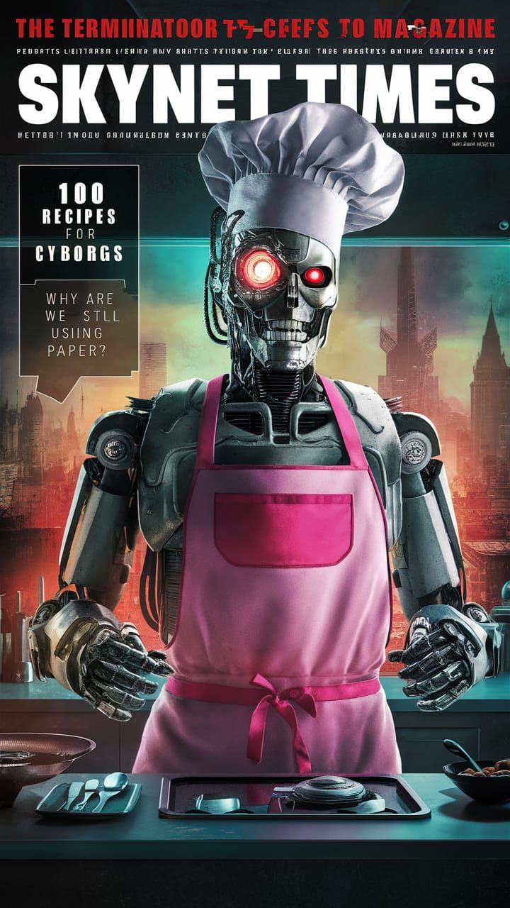 Skynet Times - AI Generated Artwork - NightCafe Creator