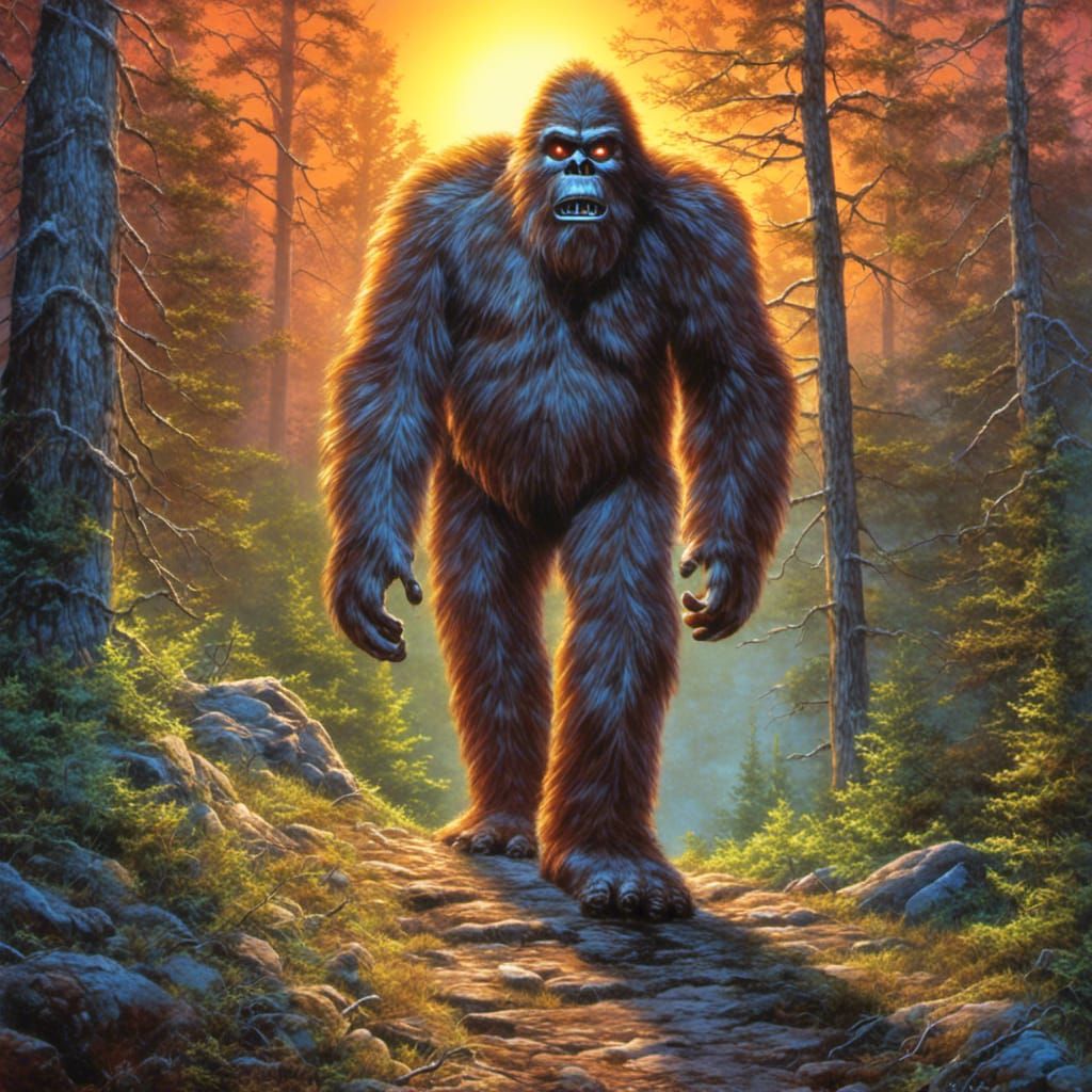 Bigfoot - AI Generated Artwork - NightCafe Creator