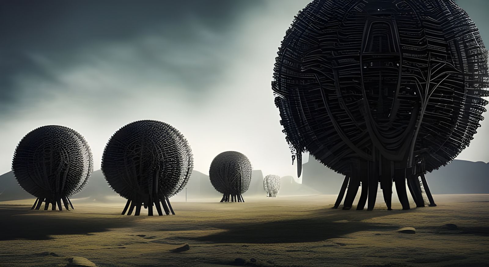 When HR Giger and MC Escher collab to make a forest - AI Generated ...