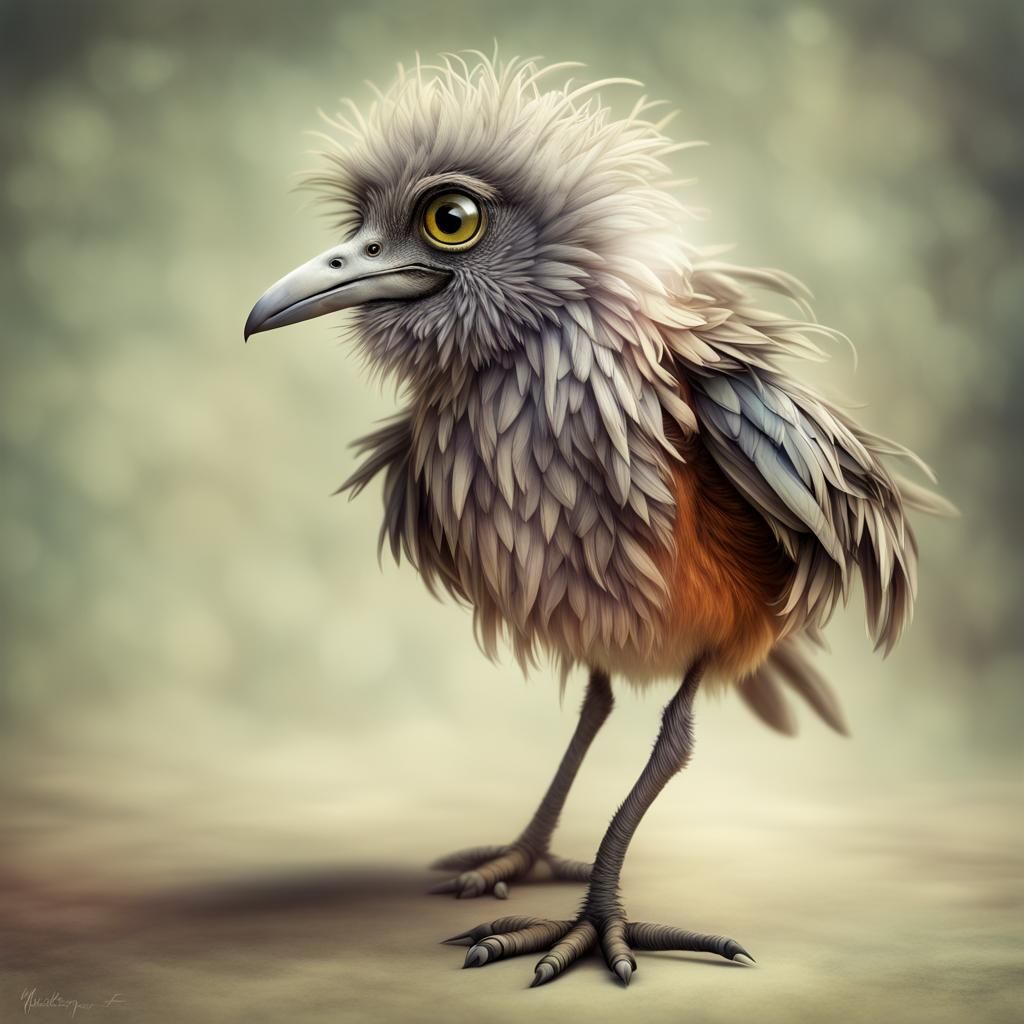 Funny Old Bird - AI Generated Artwork - NightCafe Creator