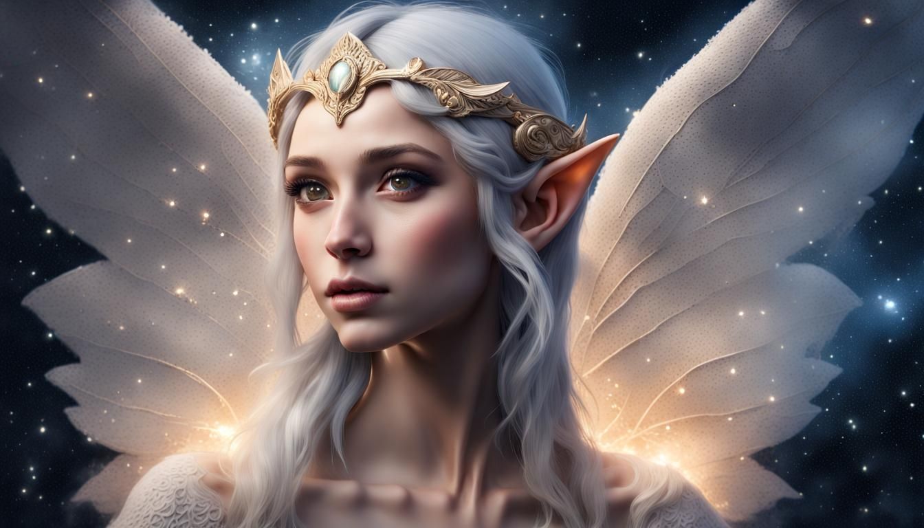 Starry elf - AI Generated Artwork - NightCafe Creator
