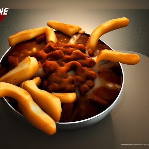 Quebec poutine with no cheese? - AI Generated Artwork - NightCafe Creator