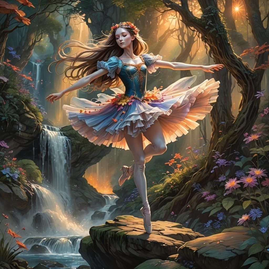 The Forest Dancer - AI Generated Artwork - NightCafe Creator