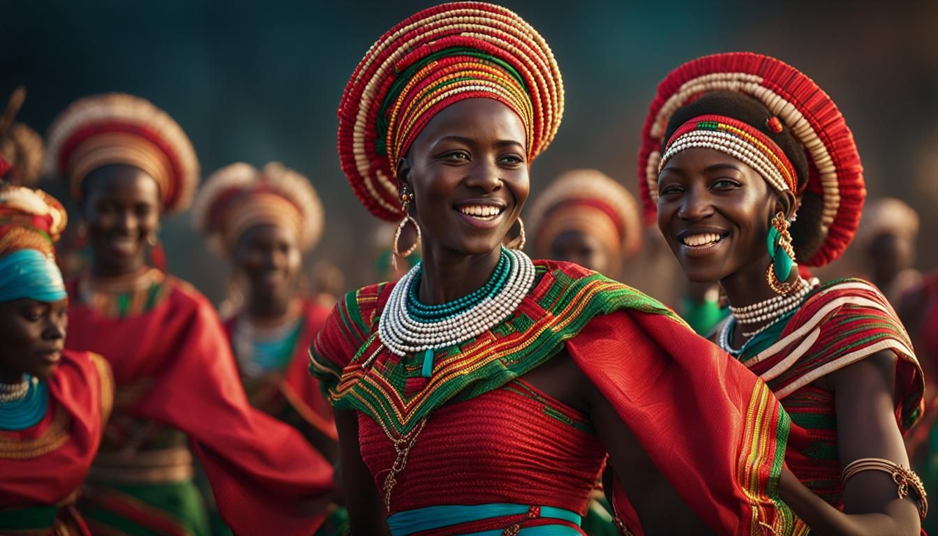 Burst of Burundian Culture: Dancers in Motion - AI Generated Artwork ...