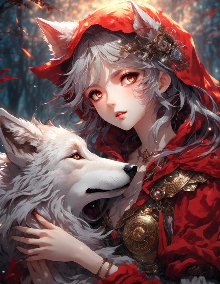 Wolf Queen - AI Generated Artwork - NightCafe Creator