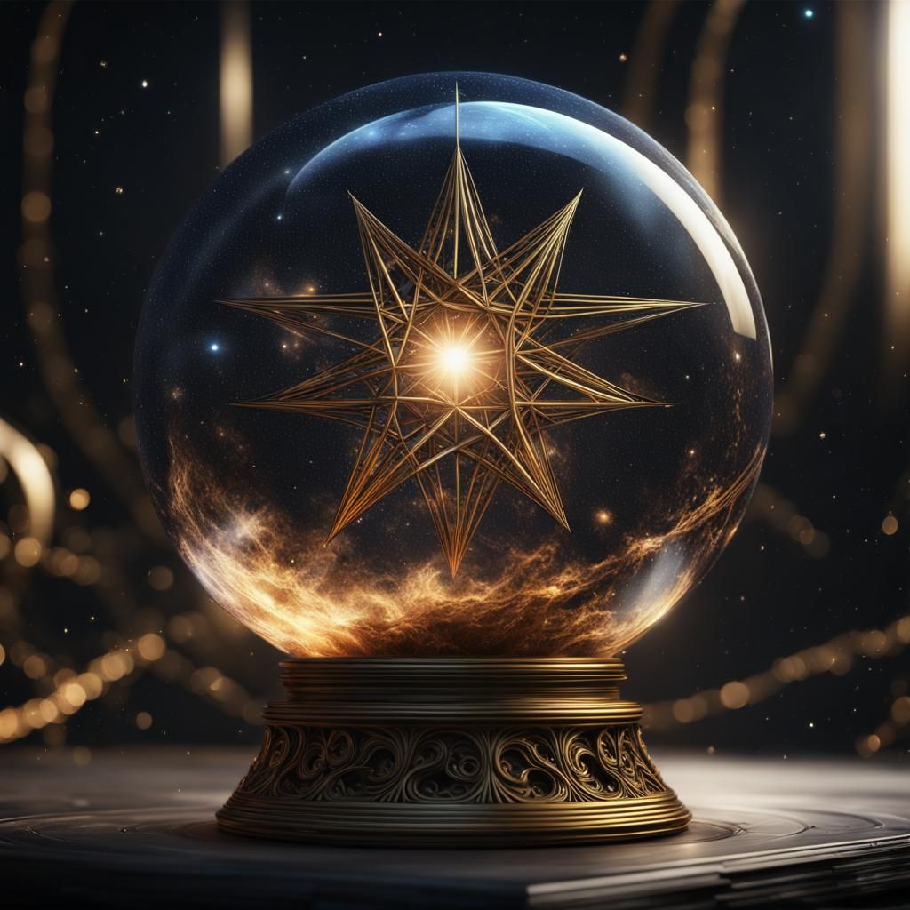 Geometric starlight - AI Generated Artwork - NightCafe Creator