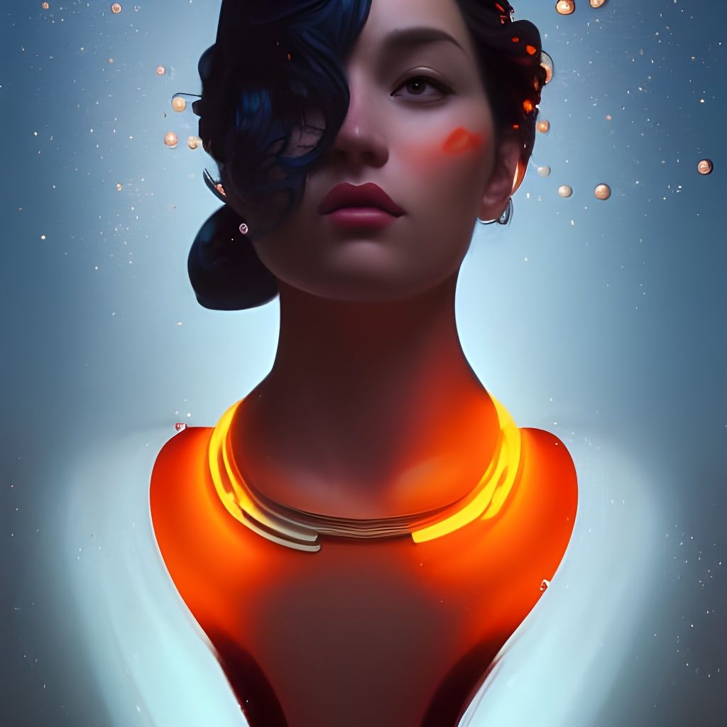 Glowing Orbital - AI Generated Artwork - NightCafe Creator