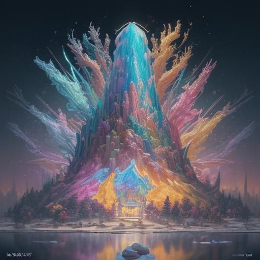 Aura Rock - AI Generated Artwork - NightCafe Creator