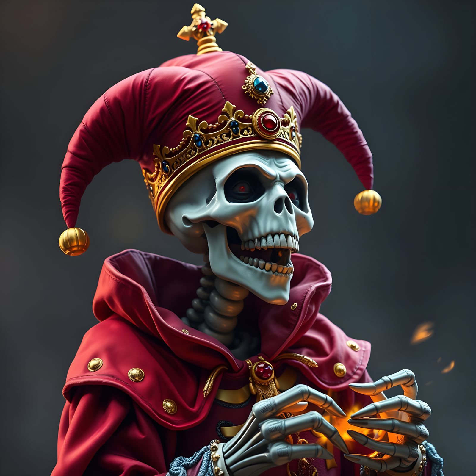 "Yes, Robin..The Skeleton Jester, A Fearless Arch Villan" Phantom Alien ...