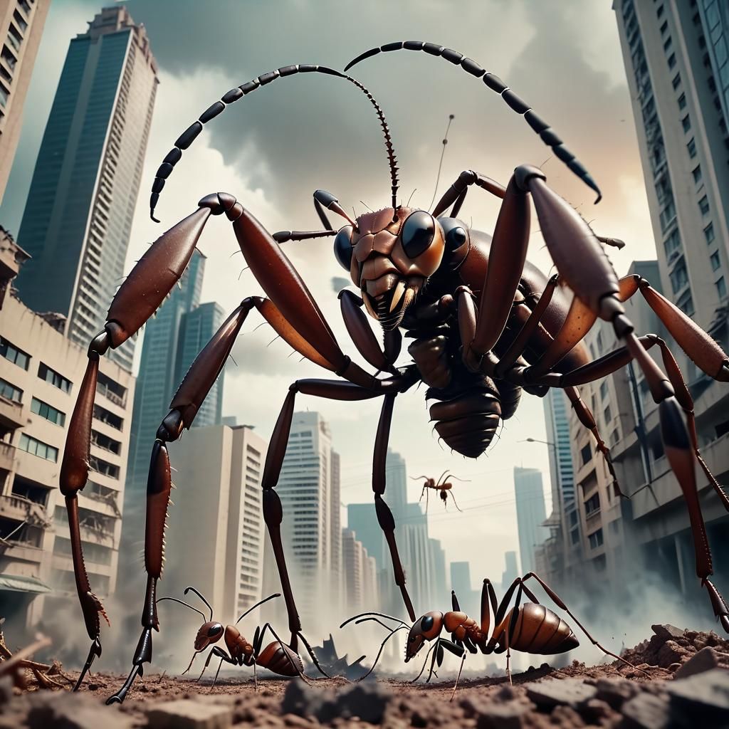 3D Ant Attack! - AI Generated Artwork - NightCafe Creator