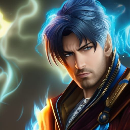 Bluefire - AI Generated Artwork - NightCafe Creator