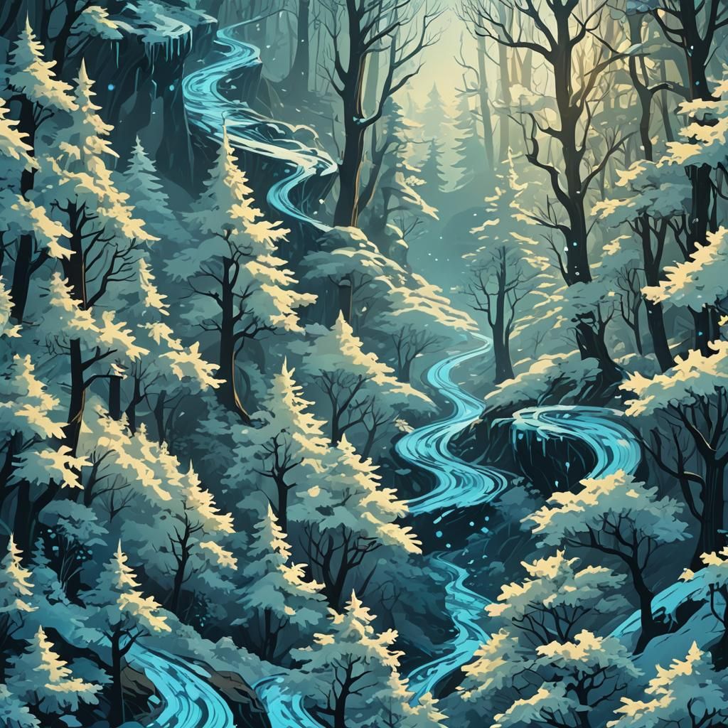 Forest Inception - AI Generated Artwork - NightCafe Creator