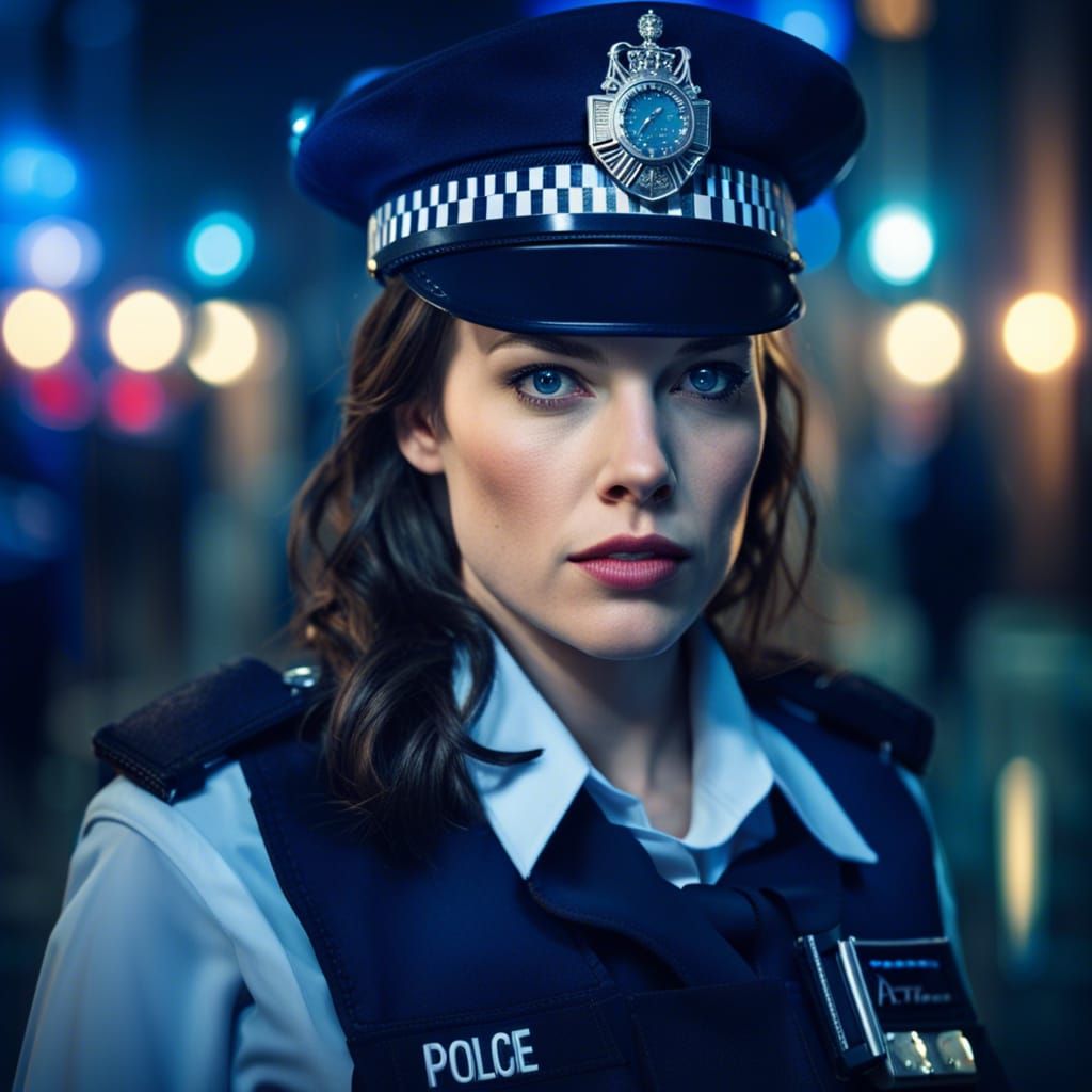 Police Lady - AI Generated Artwork - NightCafe Creator