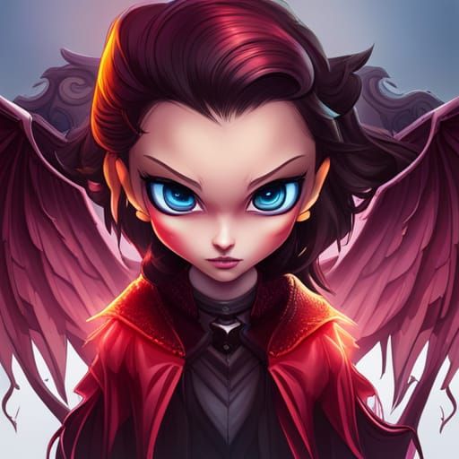 Demon girl - AI Generated Artwork - NightCafe Creator