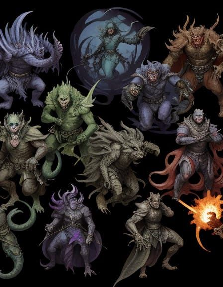 Monster races from the underdark - Dwarven Beasts Emerge fr...