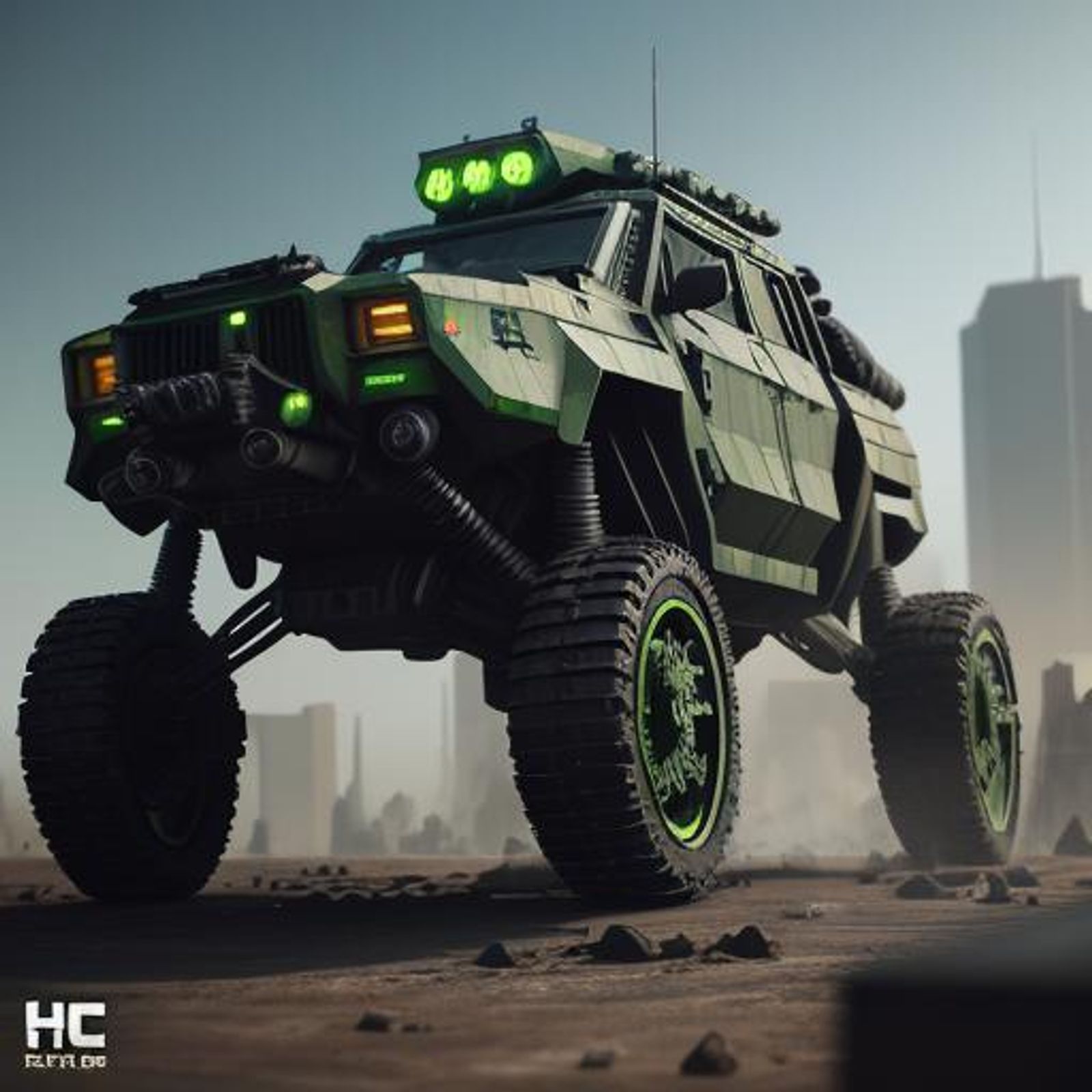 UNSC Scout Urban Warthog - AI Generated Artwork - NightCafe Creator