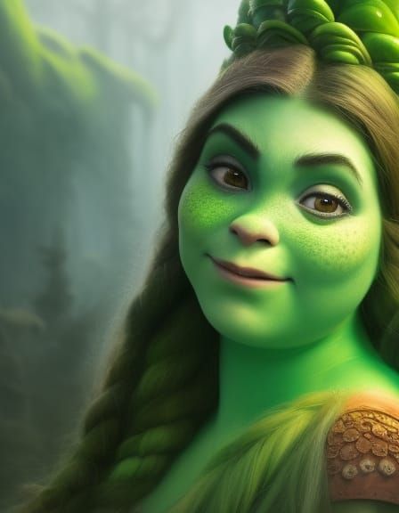 Ogre Girl - AI Generated Artwork - NightCafe Creator