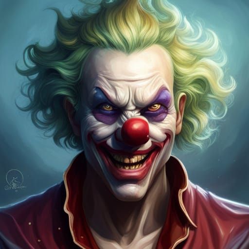 scary clown - AI Generated Artwork - NightCafe Creator