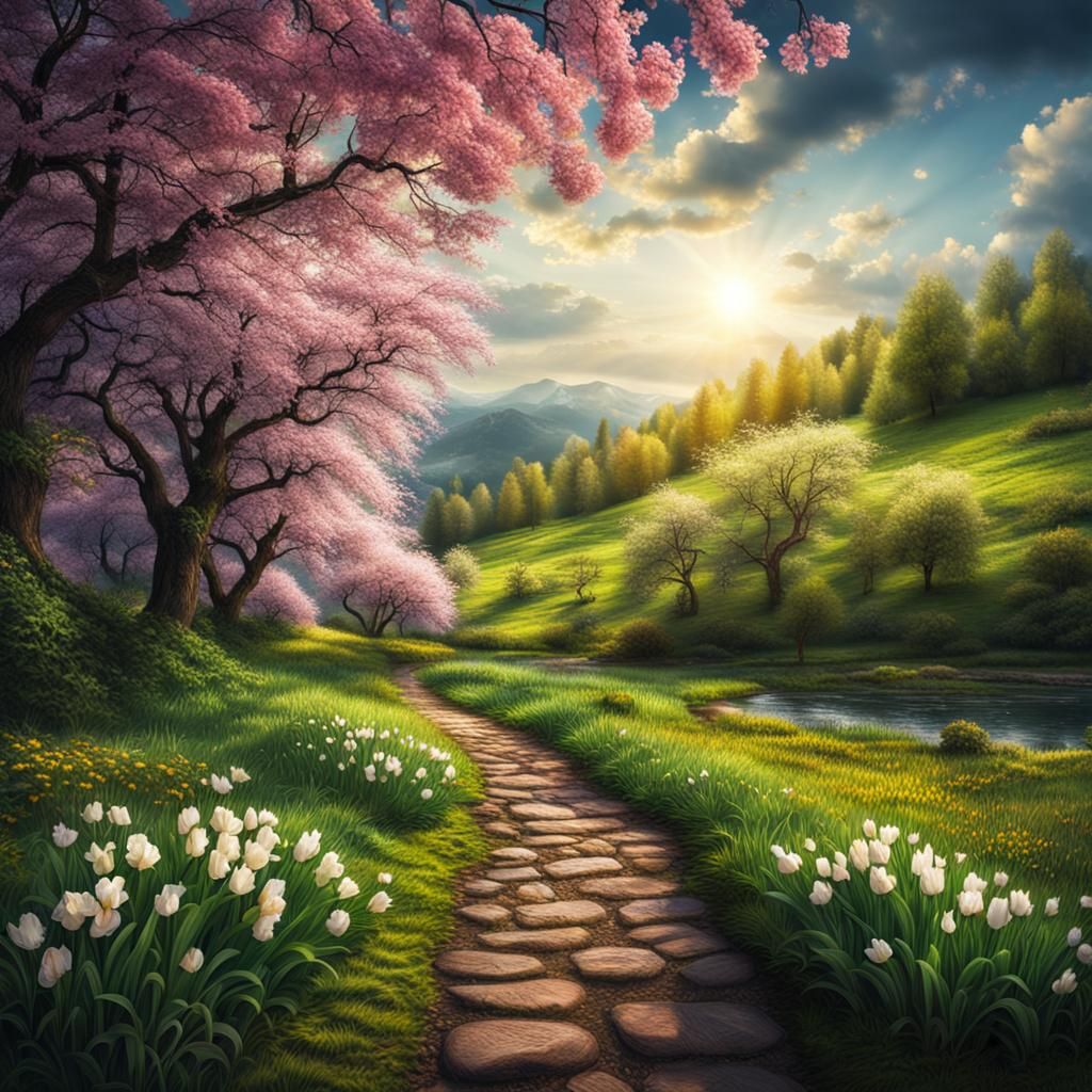 Spring Has Sprung - AI Generated Artwork - NightCafe Creator