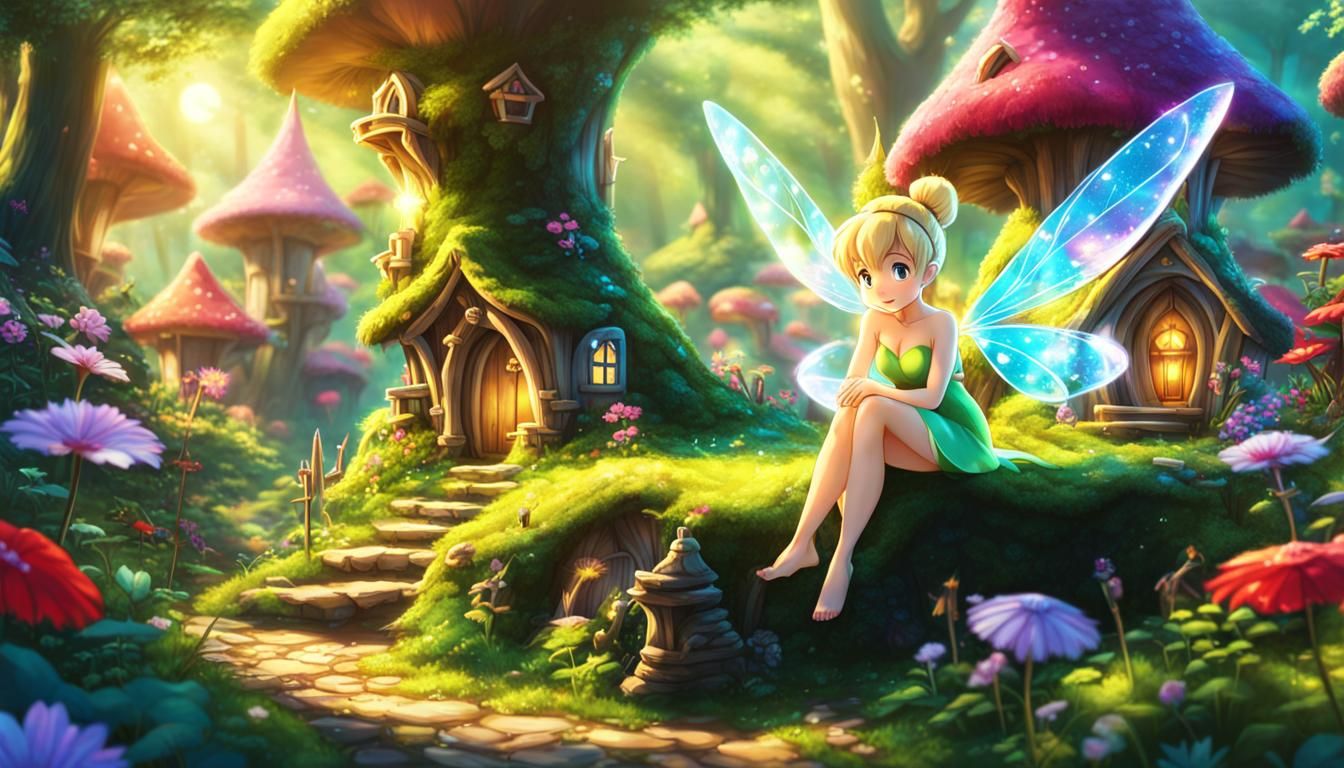 Tinkerbell - AI Generated Artwork - NightCafe Creator