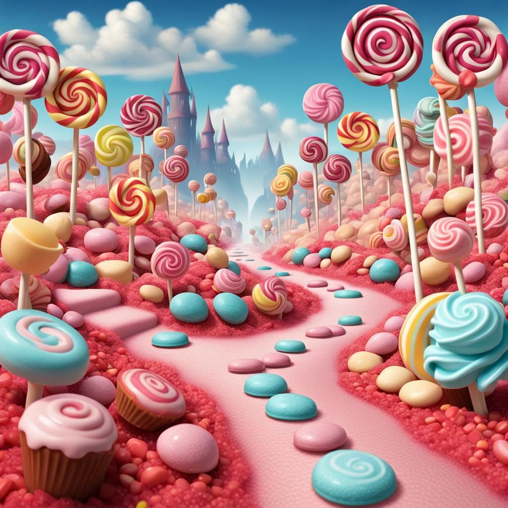 Candy palace 🍬 - AI Generated Artwork - NightCafe Creator