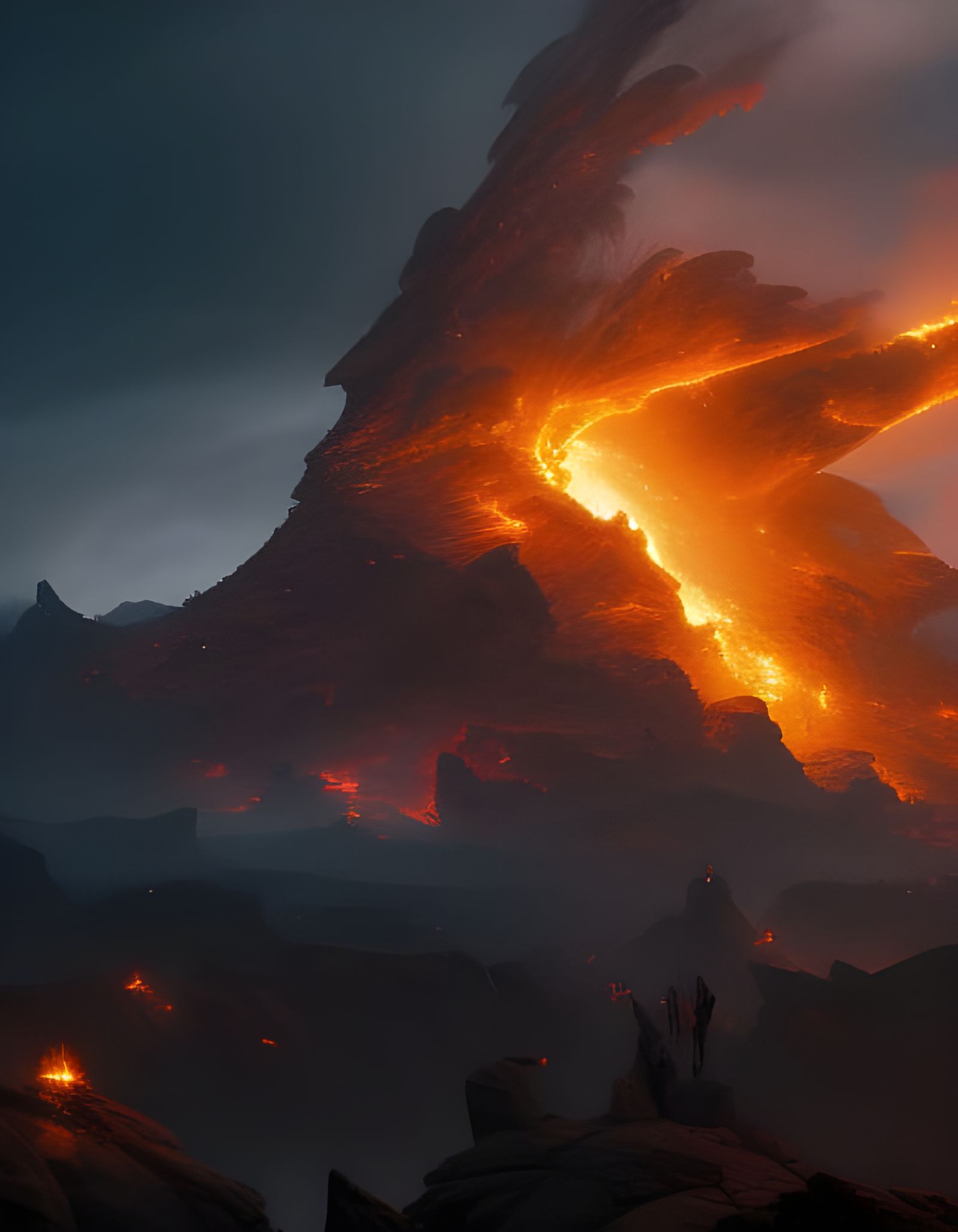 eruption 6000 - AI Generated Artwork - NightCafe Creator