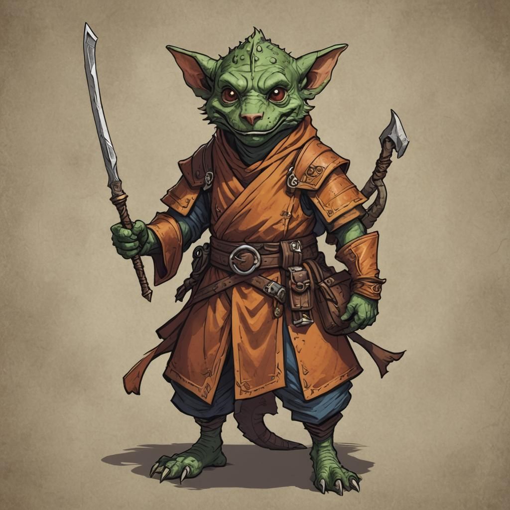 Kobold Monk - AI Generated Artwork - NightCafe Creator