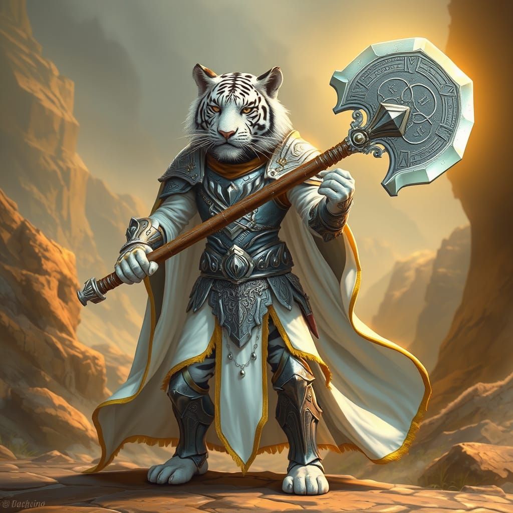 White Tiger Battle Priest - Heroic White Tiger Warrior in Ep...