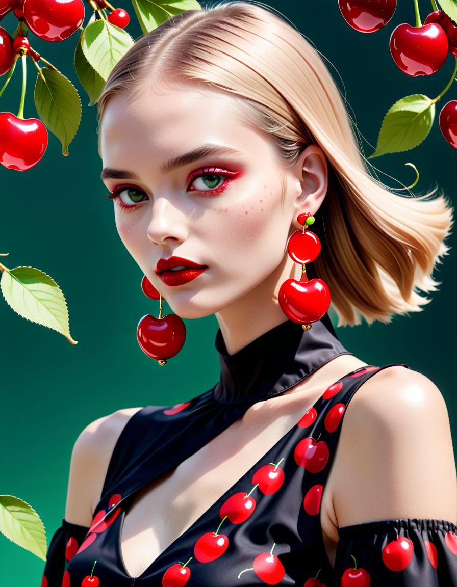 cherry chic. - AI Generated Artwork - NightCafe Creator