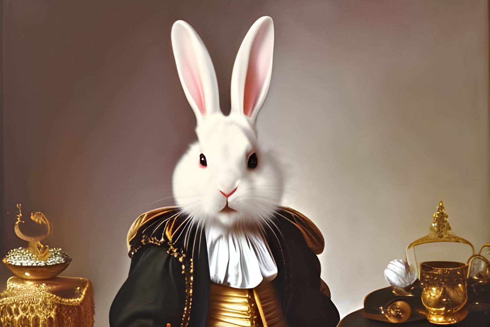 [moody Anthropomorphic white rabbit] [sad easter bunny] easter, white ...