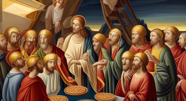 Holy Pizza IV - AI Generated Artwork - NightCafe Creator