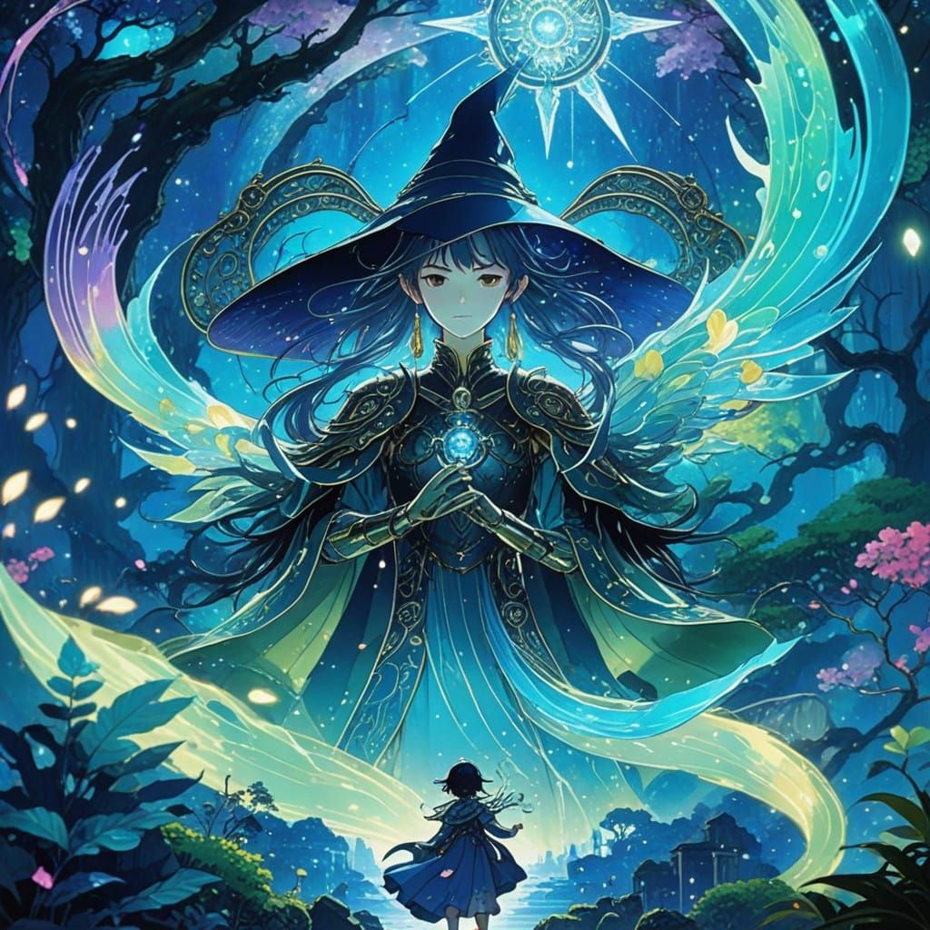 Golden Warrior in Elegant Aerodynamic Armor - AI Art