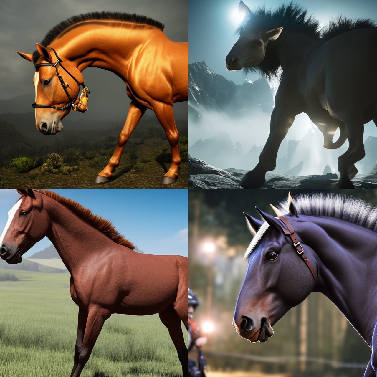 Half humAN HALF ALIEN HORSE - AI Generated Artwork - NightCafe Creator