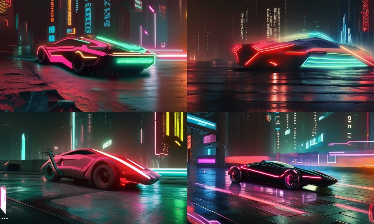 cyberpunk 2099 car - AI Generated Artwork - NightCafe Creator