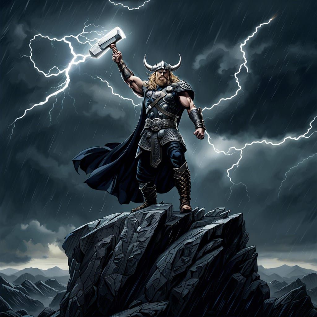 Thor - AI Generated Artwork - NightCafe Creator