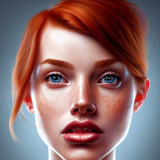 Redhead 6 - AI Generated Artwork - NightCafe Creator