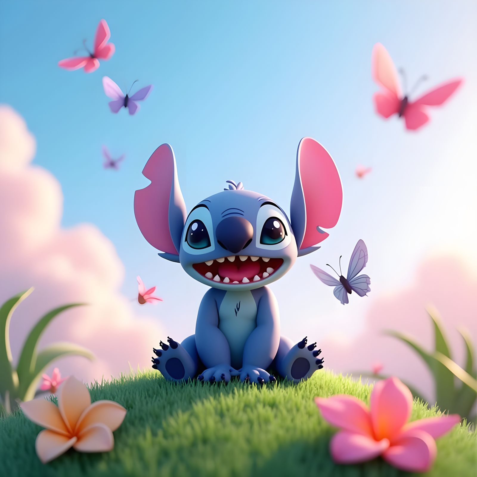 Whimsical Disney-Inspired Digital Artwork with Bri... - AI Art