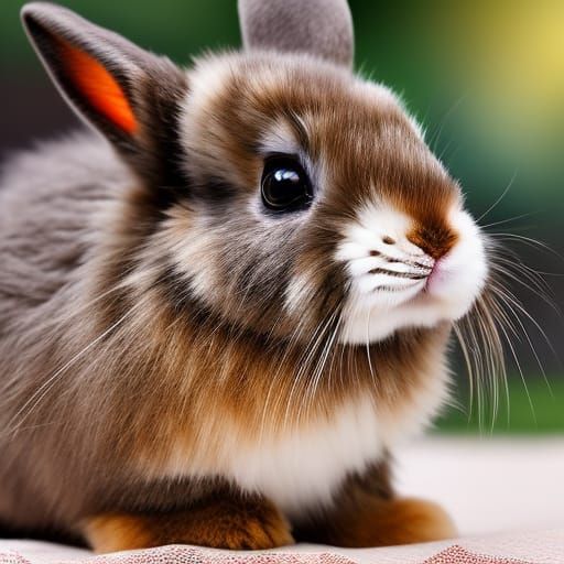 ultrarealistic cute bunny Professional photography, bokeh, natural ...