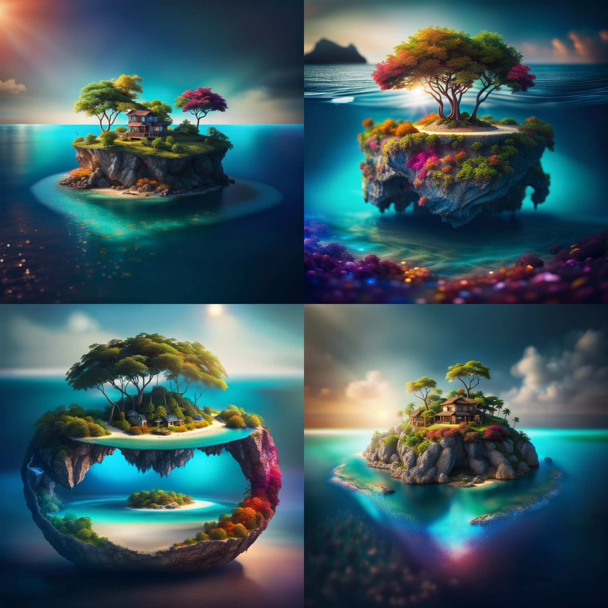 Timeless island : r/nightcafe