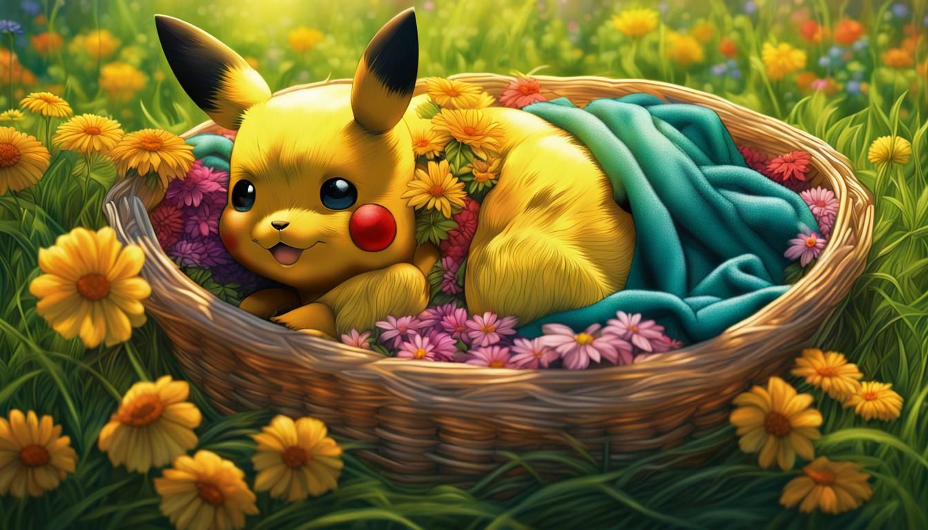 Tired Pikachu - AI Generated Artwork - NightCafe Creator